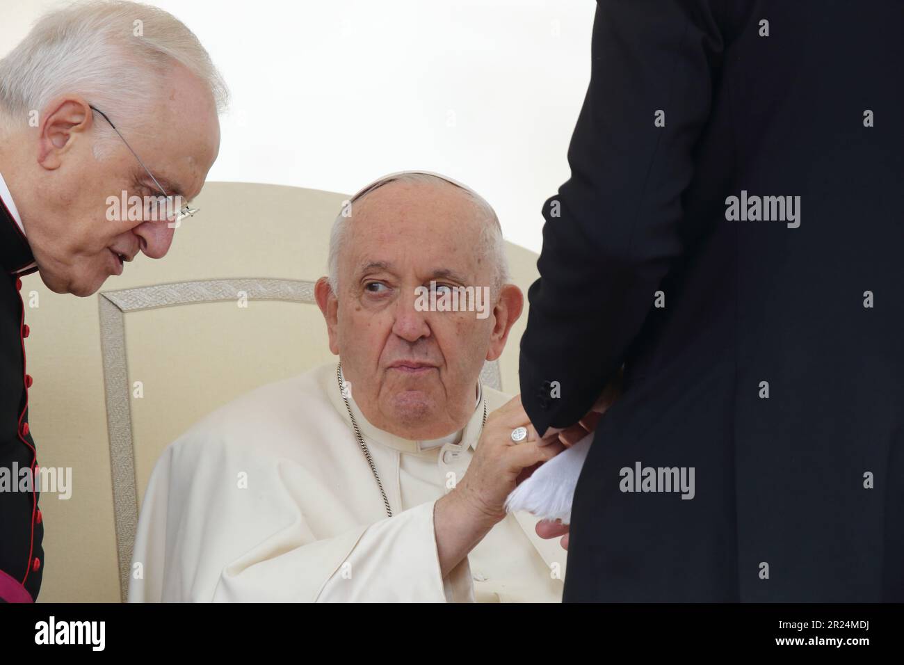 May 17, 2023 - POPE FRANCIS during his wednesday general audience in St ...