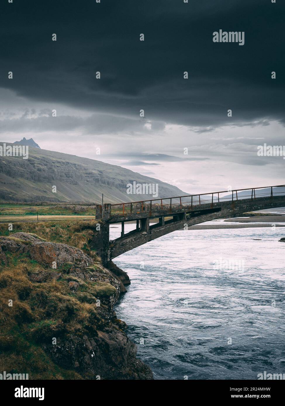 A spectacular view of a bridge arching over a body of water in the East ...