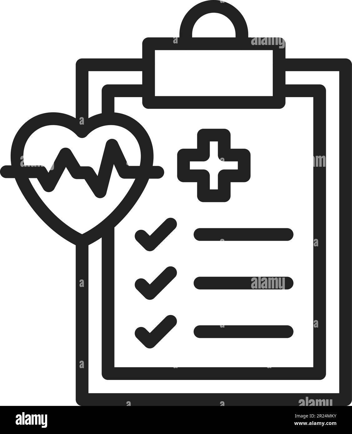 Health Checkup icon vector image. Suitable for mobile application web ...
