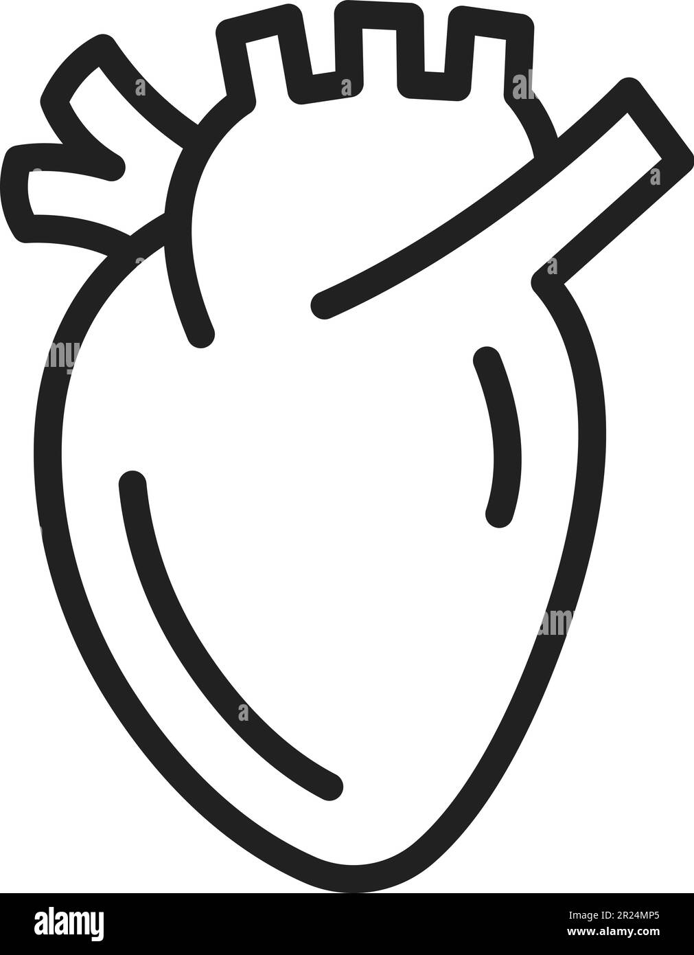 Heart icon vector image Stock Vector Image & Art - Alamy