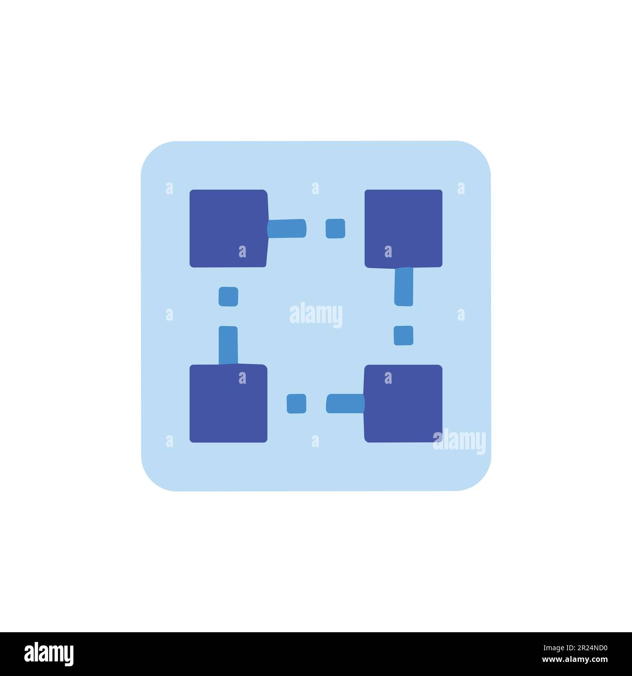 vector icon of blockchain Stock Vector Image & Art - Alamy