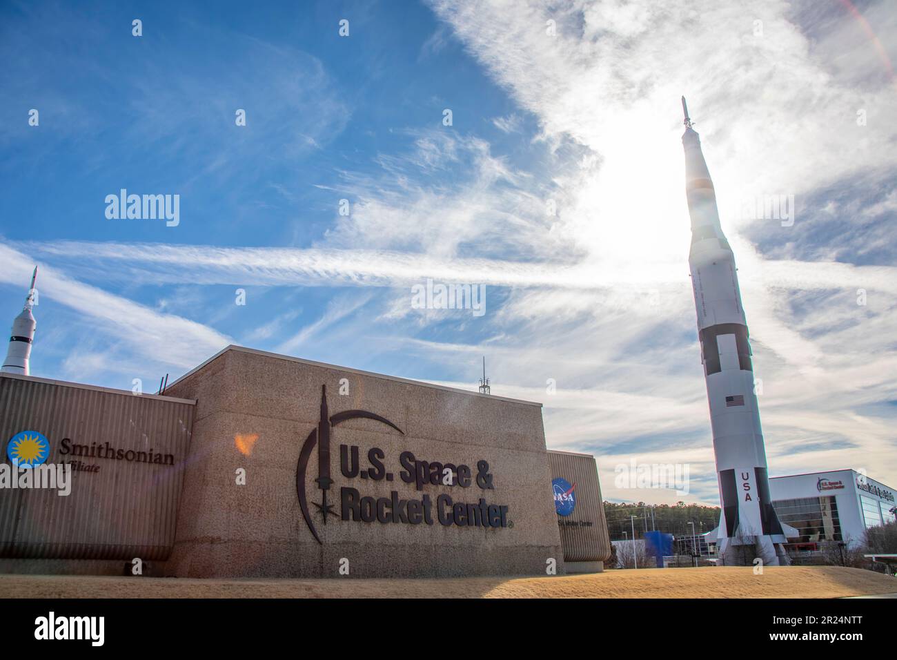 Huntsville USA 10th Feb 2023: Mighty and massive, the replica of Saturn ...