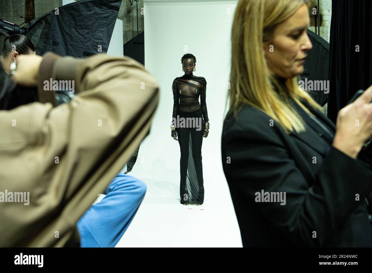 Sydney, Australia, May 17, 2023. Models backstage at the MARIAM SEDDIQ ...