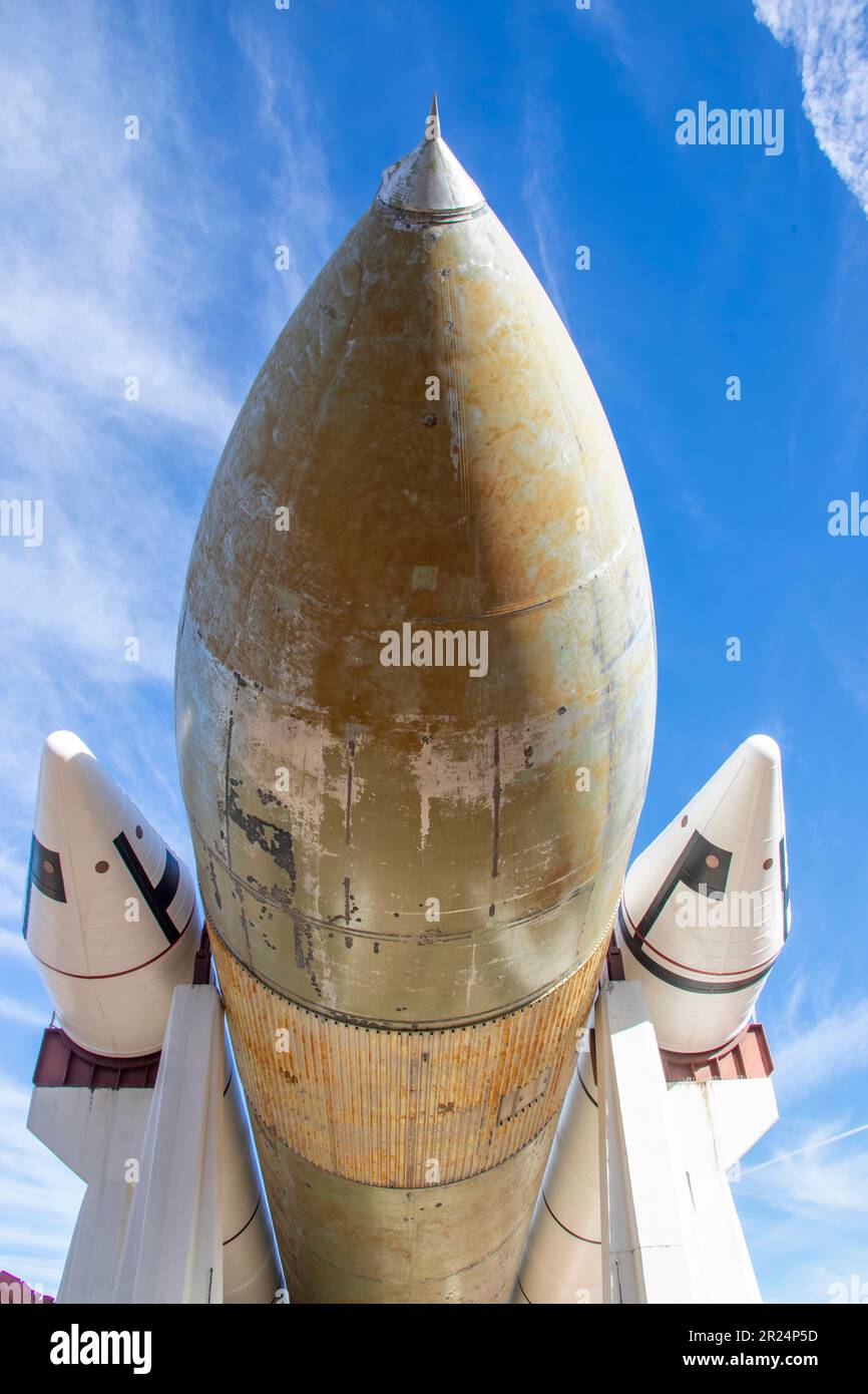 Huntsville USA 10th Feb 2023: the Space Shuttle external tank and Space ...
