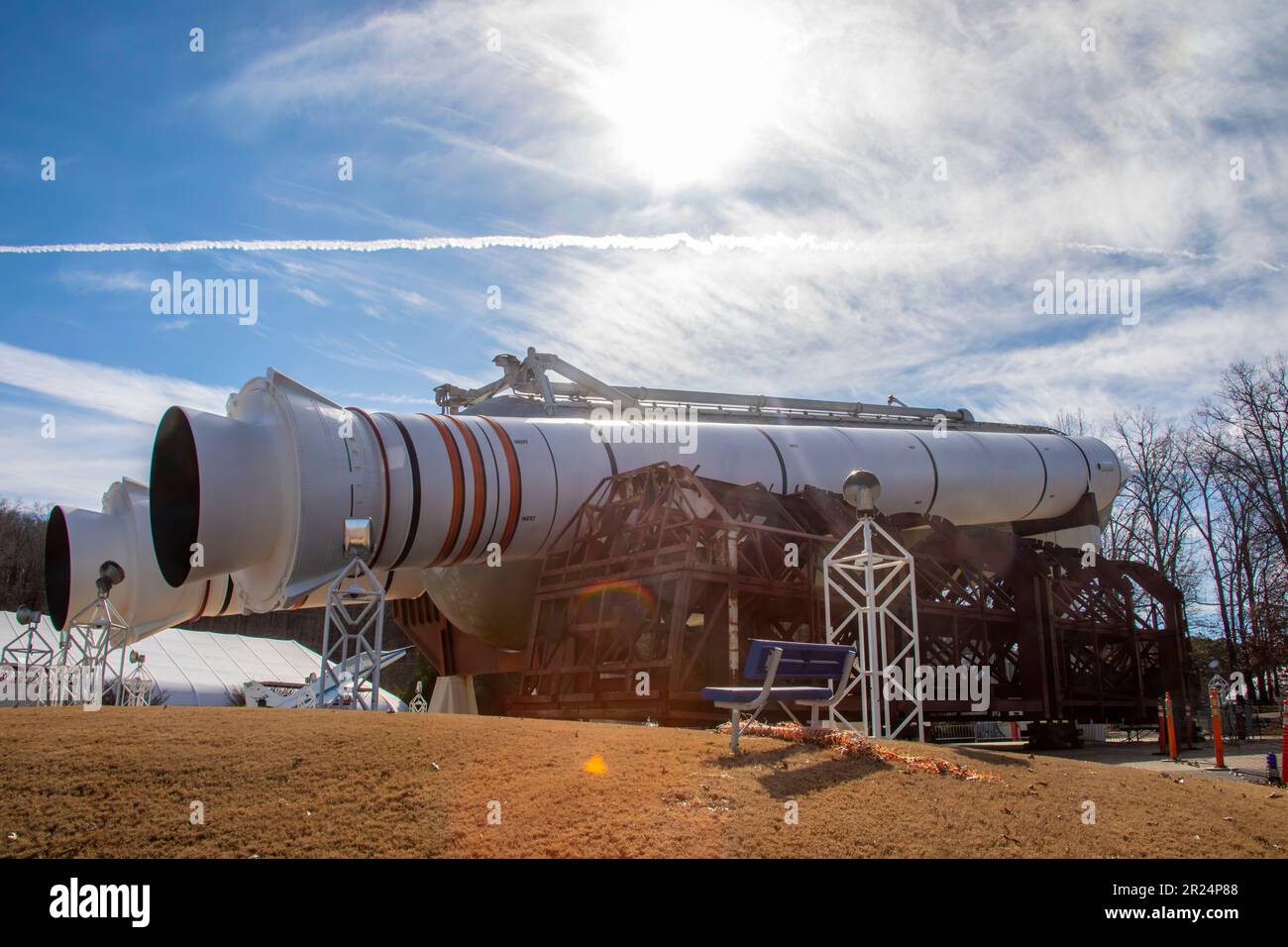 Huntsville USA 10th Feb 2023: the Space Shuttle external tank and Space ...
