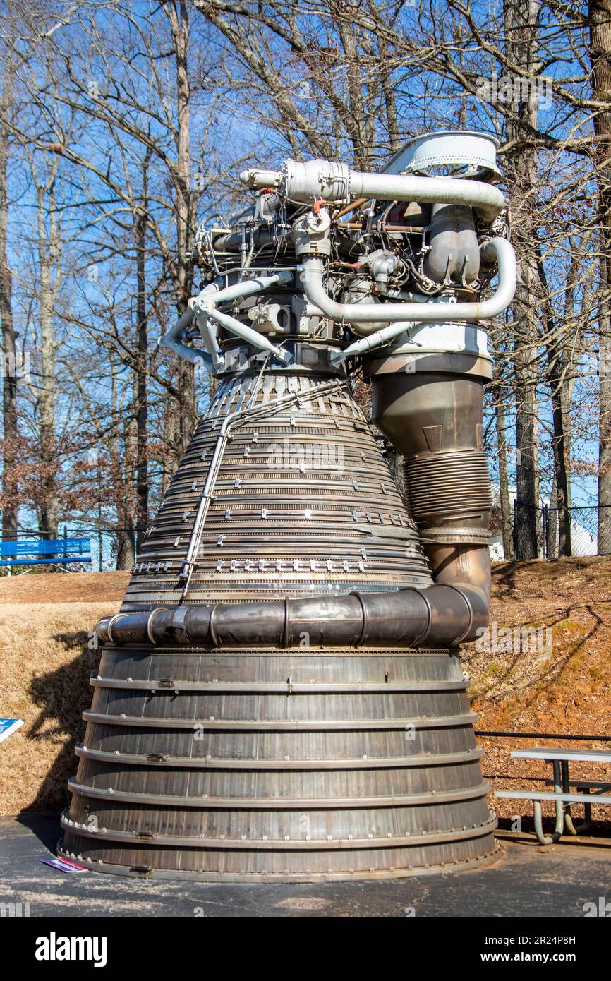 Houston USA 4th Feb 2023: the F-1 engine in space center Houston. A ...