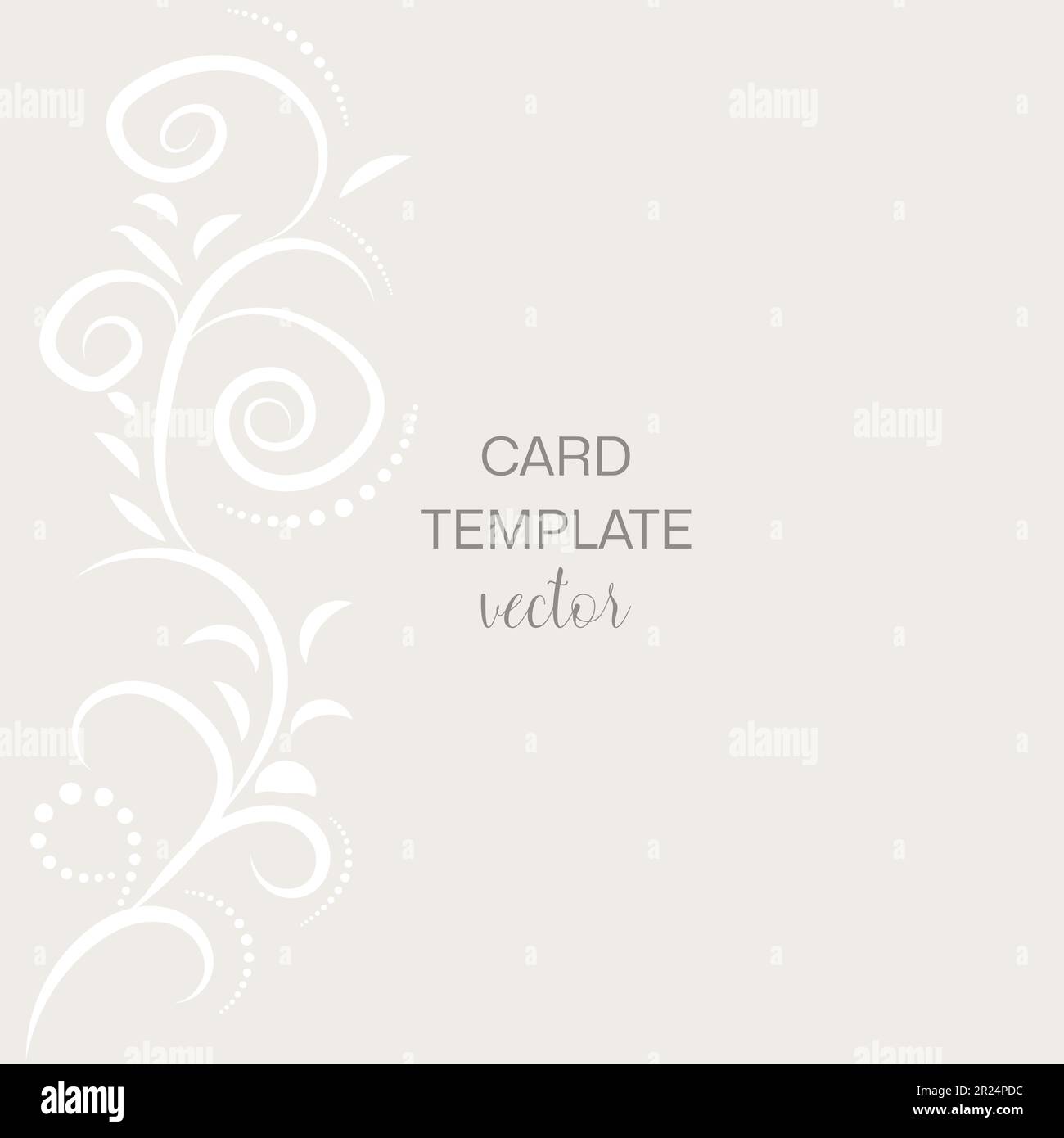 Elegant template design with calligraphic painting and flowers. Vector ...