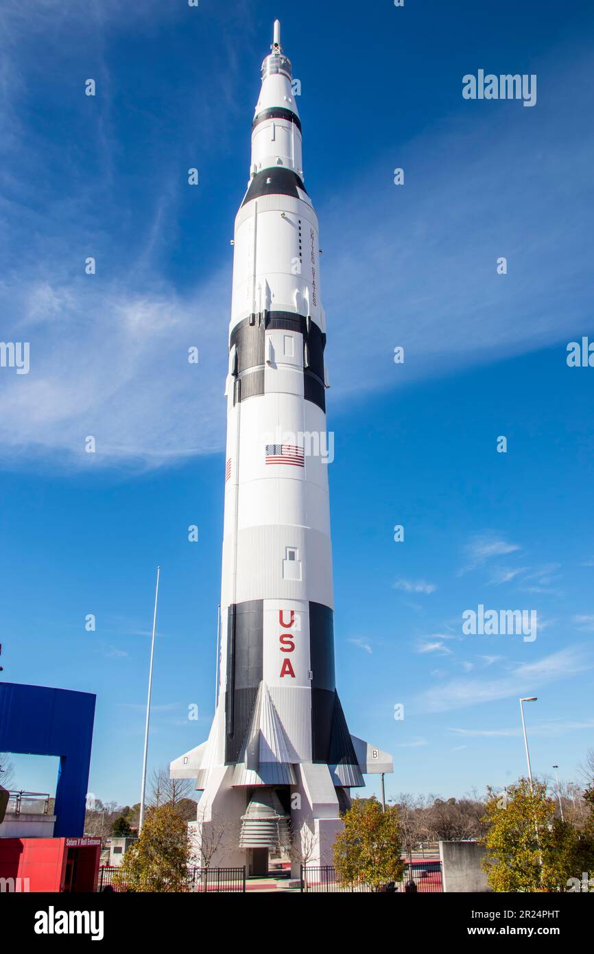 Huntsville USA 10th Feb 2023: Mighty and massive, the replica of Saturn ...