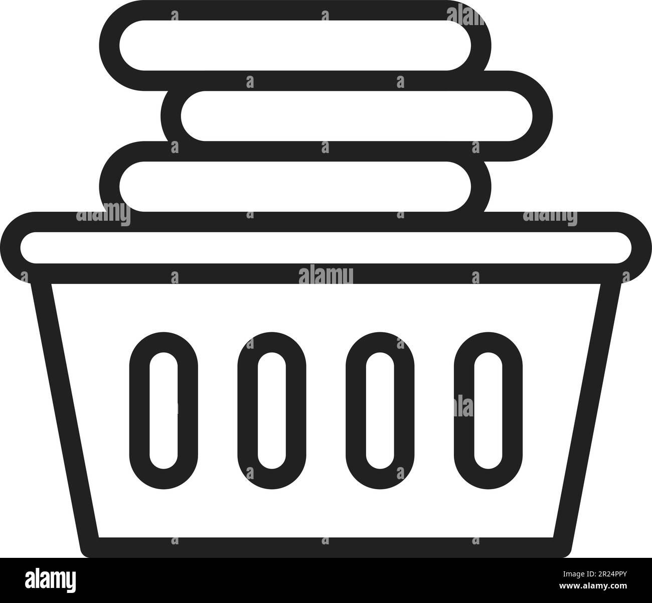Laundry Basket icon vector image Stock Vector Image & Art - Alamy