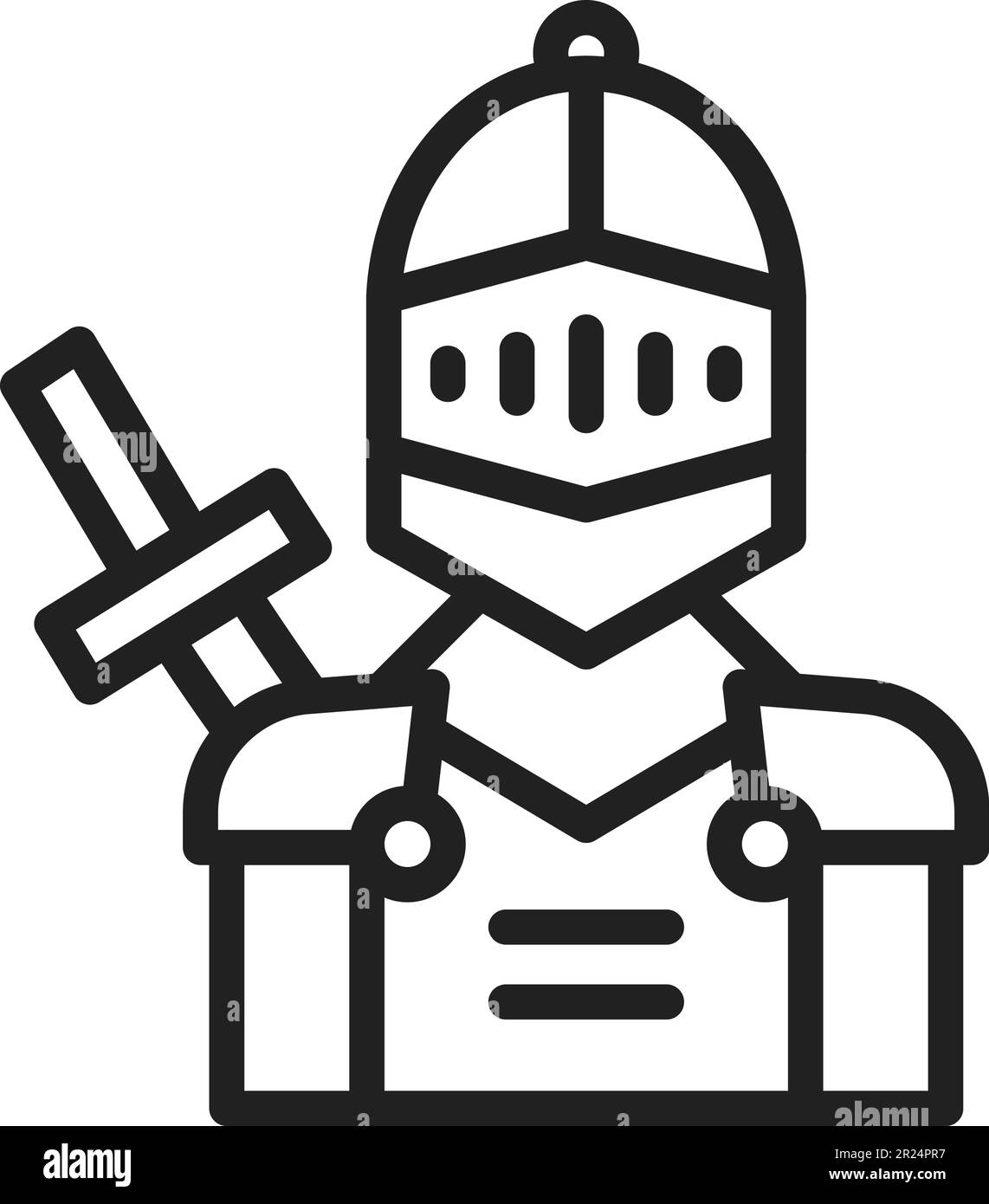 Knight icon vector image Stock Vector Image & Art - Alamy