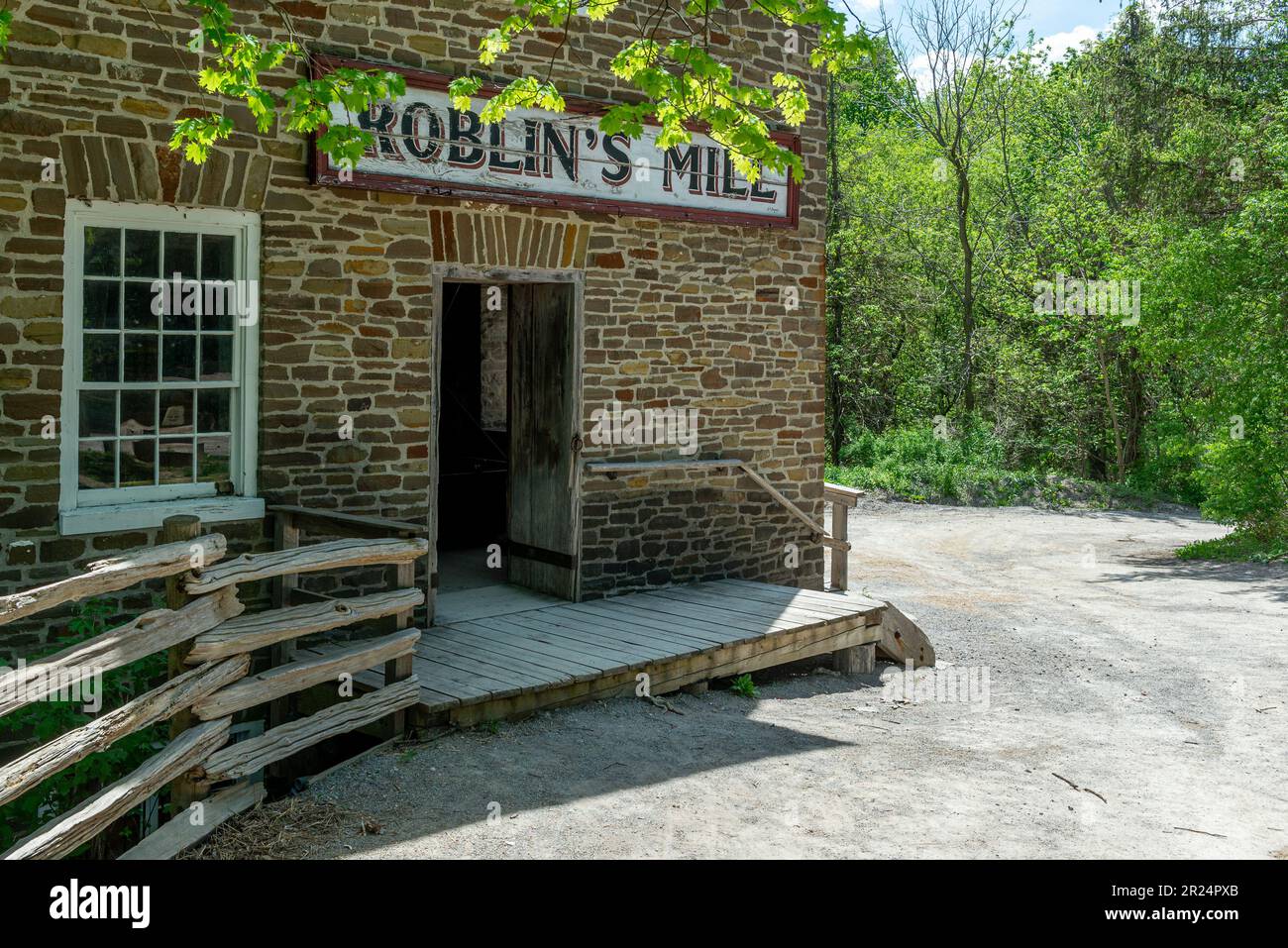 Toronto, ON, Canada – May 15, 2022: View at the Poblin’s Mill building ...