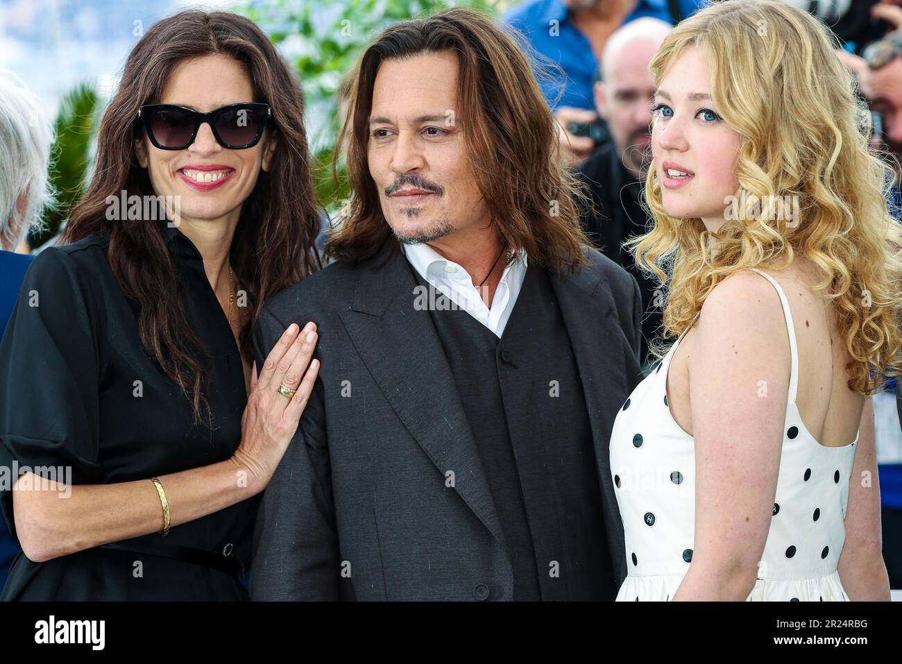 Cannes, France. 17th May, 2023. CANNES - MAY 17: Maïwenn, Johnny Depp ...