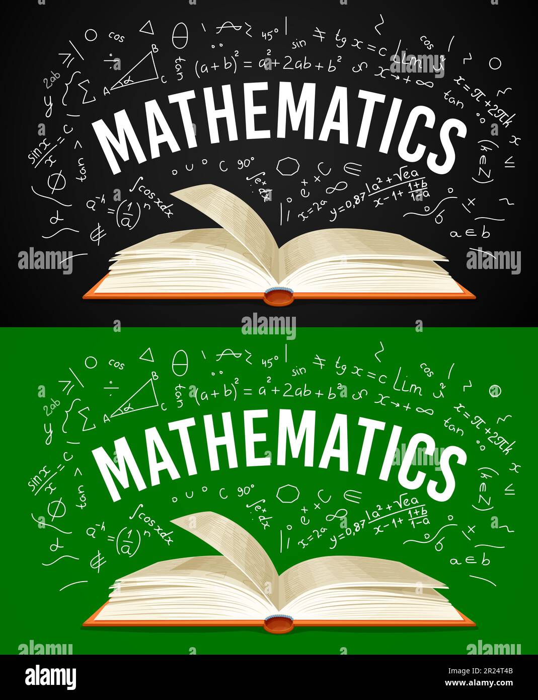 Maths doodle background Stock Vector Images - Alamy