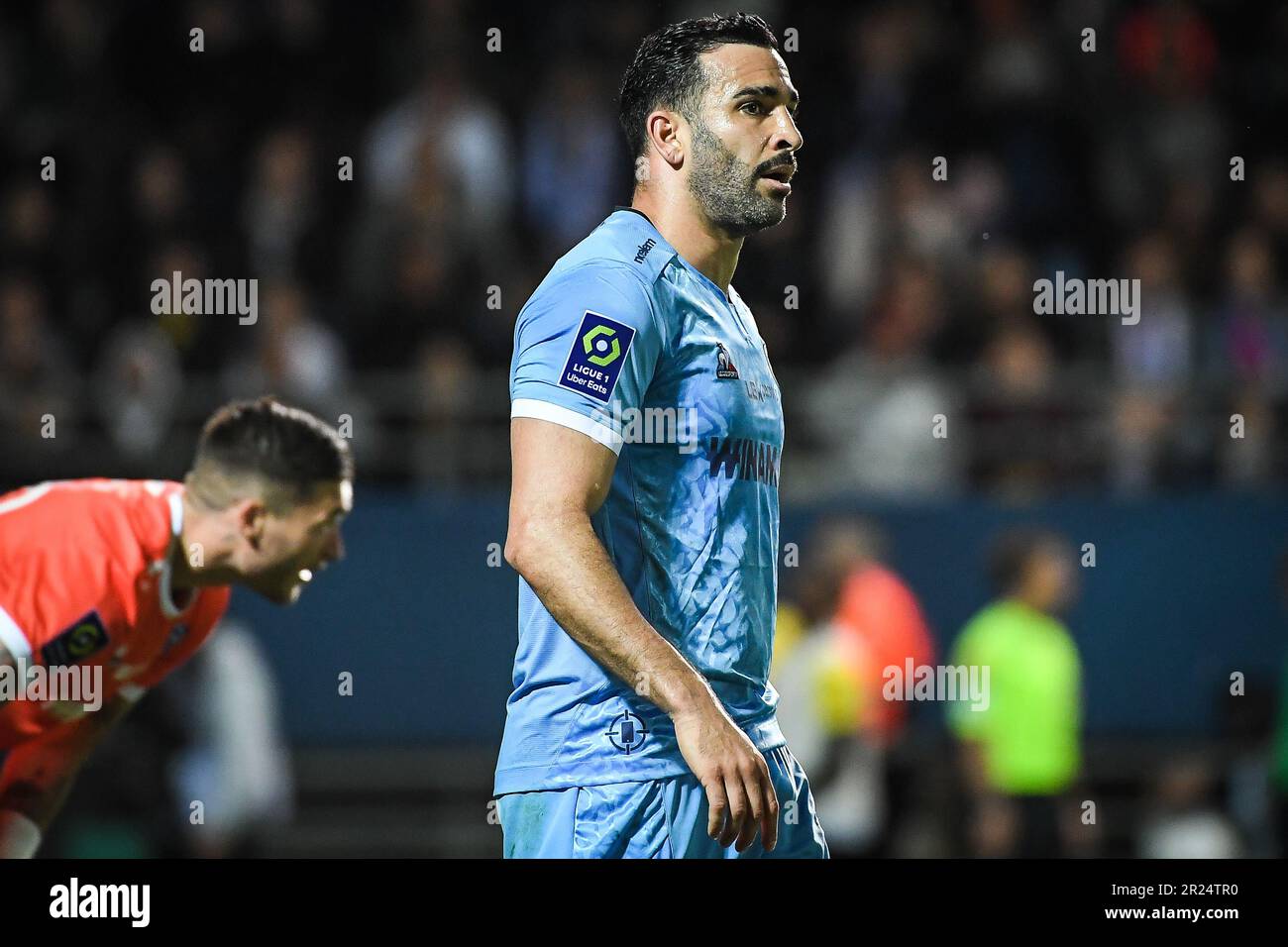 Adil RAMI of ESTAC Troyes during the French championship Ligue 1 ...