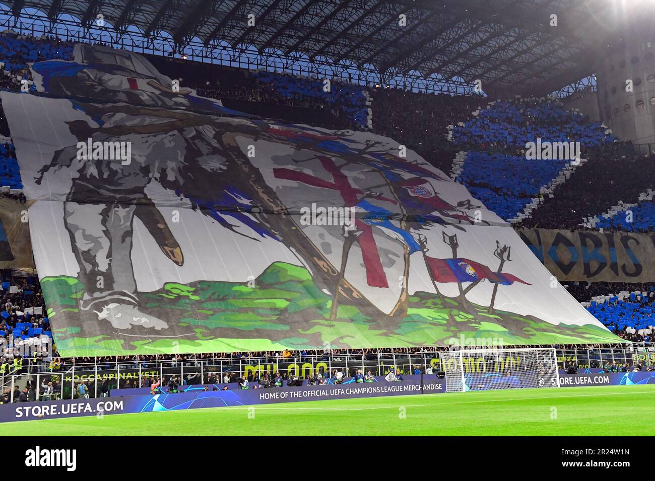 Milan tifo champions league hi-res stock photography and images - Alamy