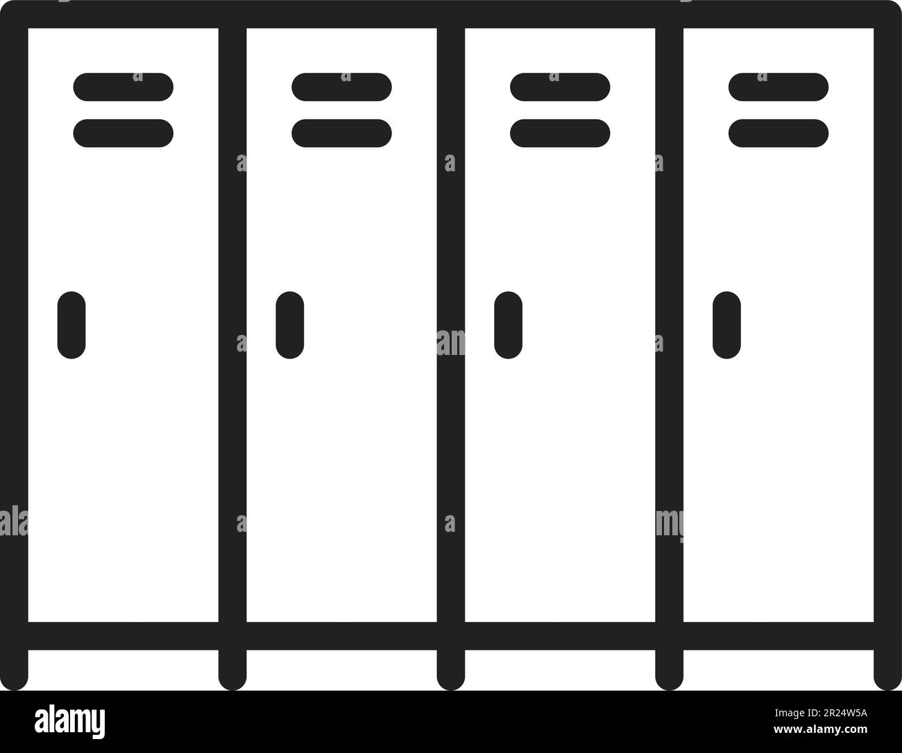Lockers icon vector image. Suitable for mobile application web ...