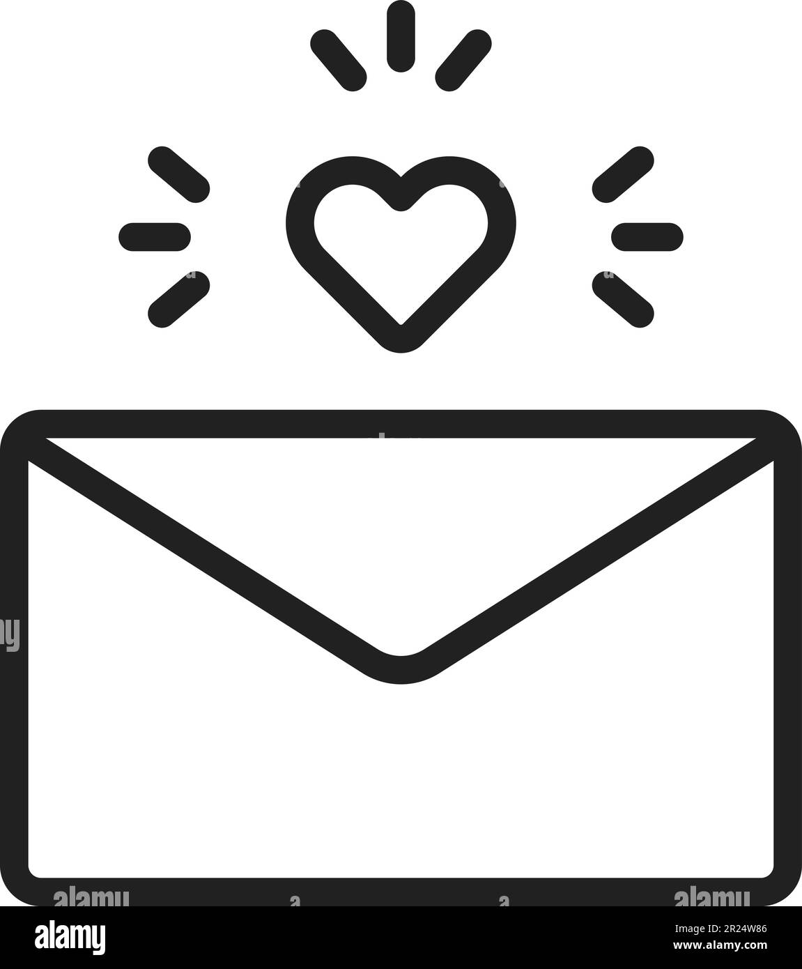 Letter valentines day love Black and White Stock Photos & Images - Alamy