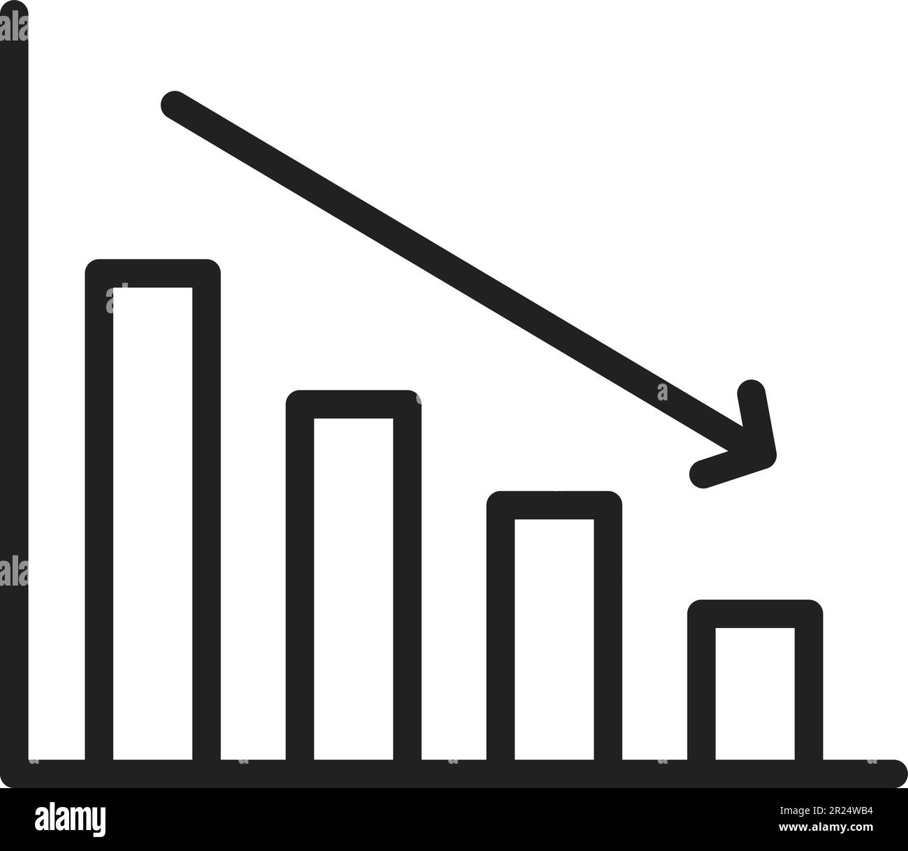 Loss icon vector image Stock Vector Image & Art - Alamy