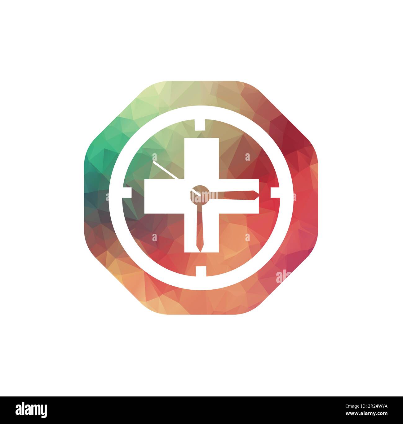 Time Medical Logo Icon Design template vector medical time logo Stock ...