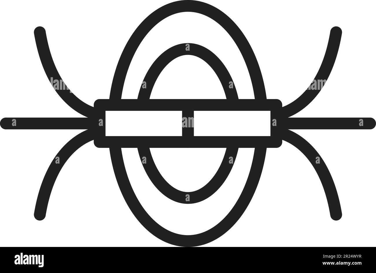 Magnetic Field icon vector image Stock Vector Image & Art - Alamy
