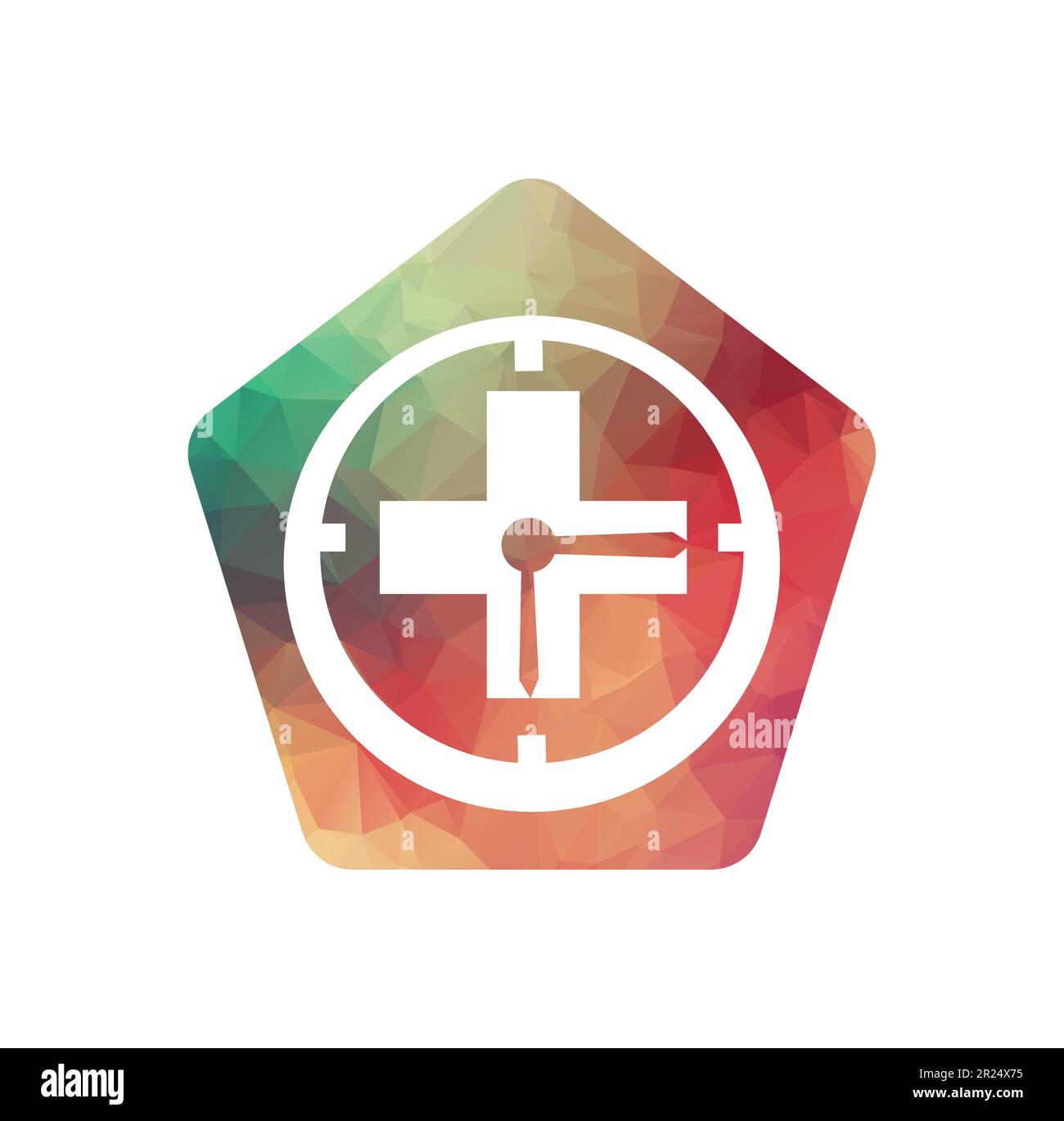 Time Medical Logo Icon Design template vector medical time logo Stock ...