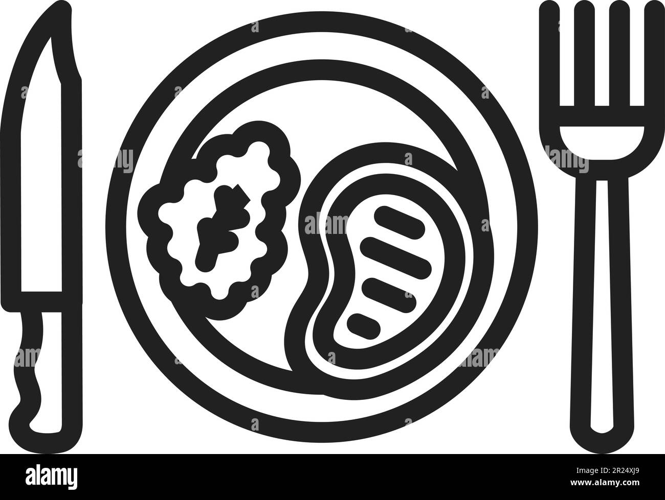 Meals icon vector image Stock Vector Image & Art - Alamy