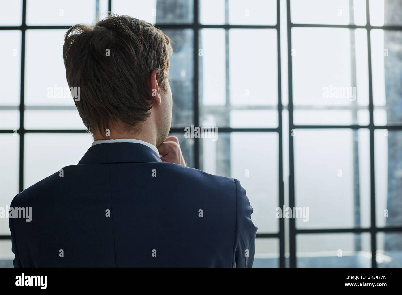 Rear view successful business hi-res stock photography and images - Alamy