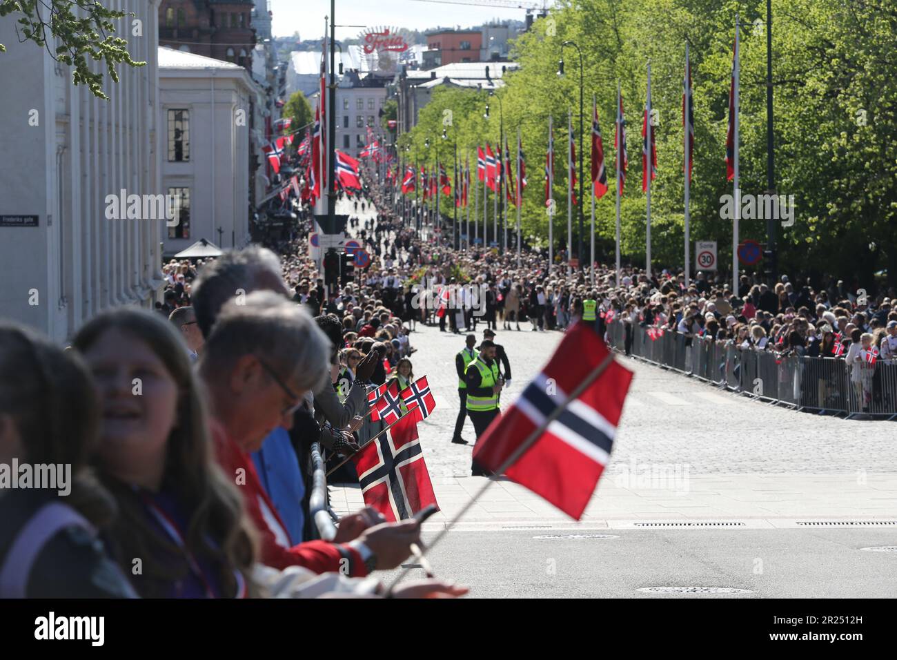 Oslo, Norway. 17th May, 2023. People celebrate the Norwegian ...