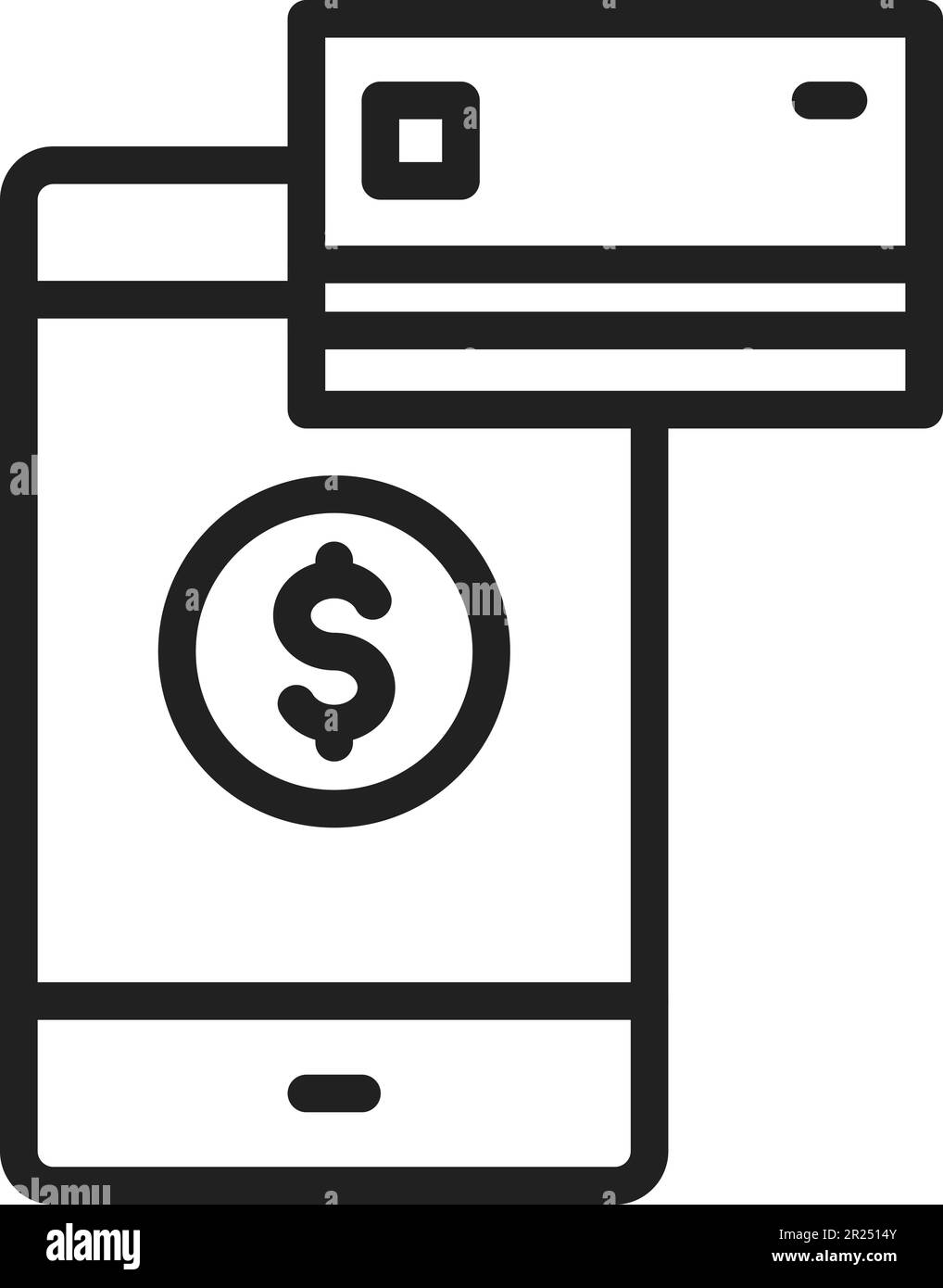 Mobile Payment icon vector image Stock Vector Image & Art - Alamy