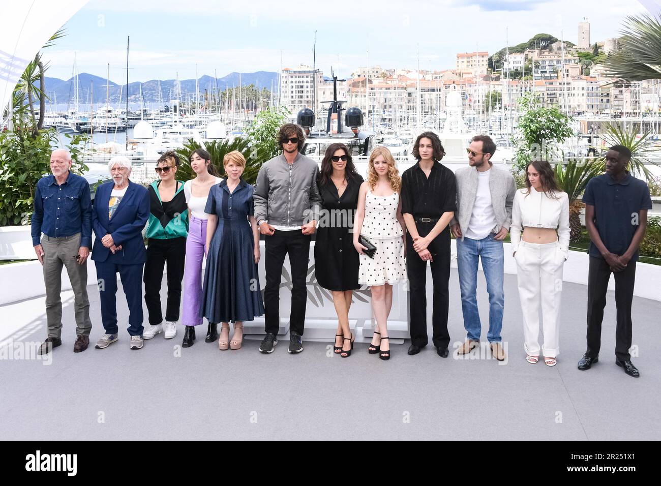 Italy. 17th May, 2023. Pascal Greggory, Pierre Richard, Laura Le Velly ...