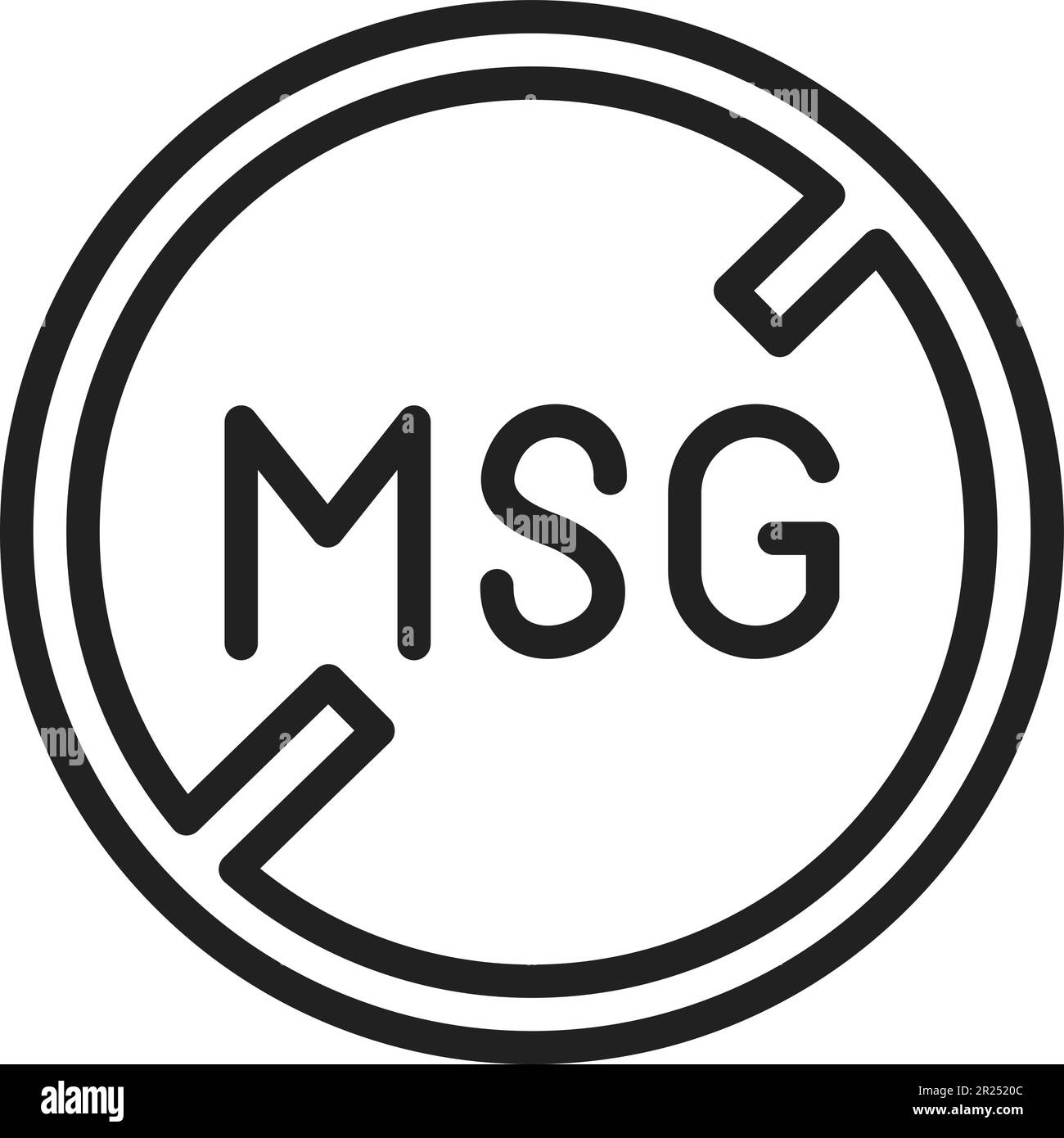 Msg icon vector image Stock Vector Image & Art - Alamy