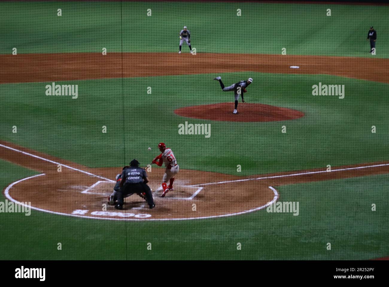 May 16, 2023 in Mexico City, Mexico: Moises Gutierrez #61 of Diablos ...