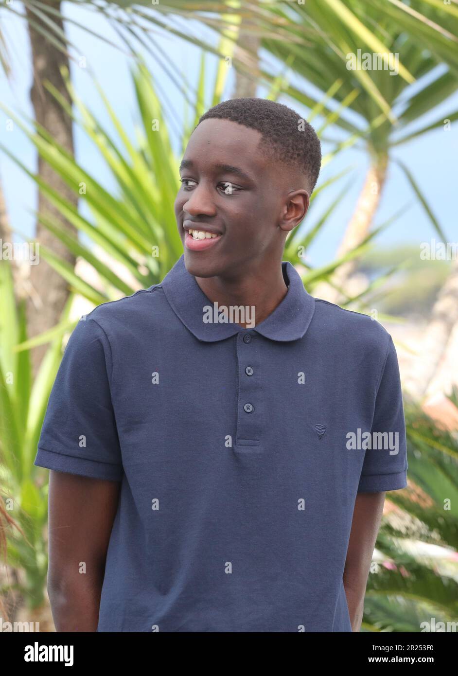 Cannes, France, 17th May, 2023. Djibril Djimo at the photo call for the ...