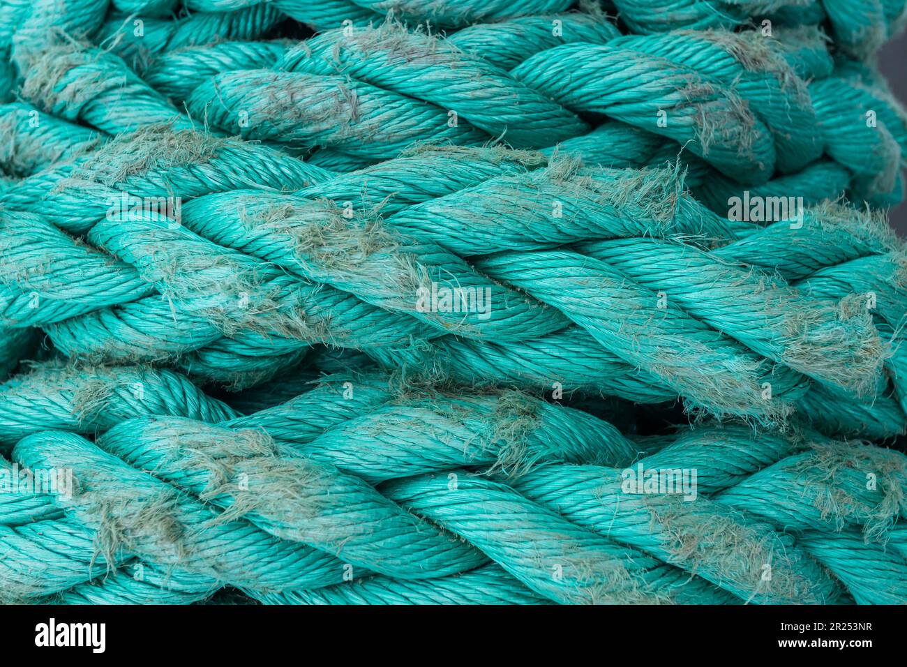 Old ship ropes sack as black and white color Stock Photo - Alamy