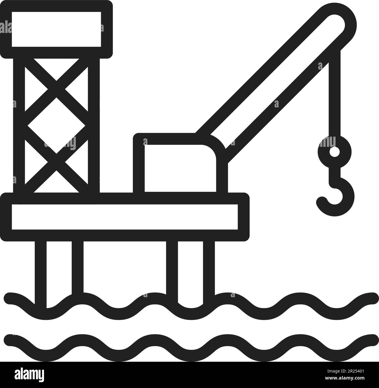 Exploration platform Black and White Stock Photos & Images - Alamy