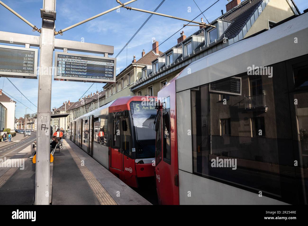 Picture of a the station of Lenauplatz in Neustadt of Cologne, Germany ...