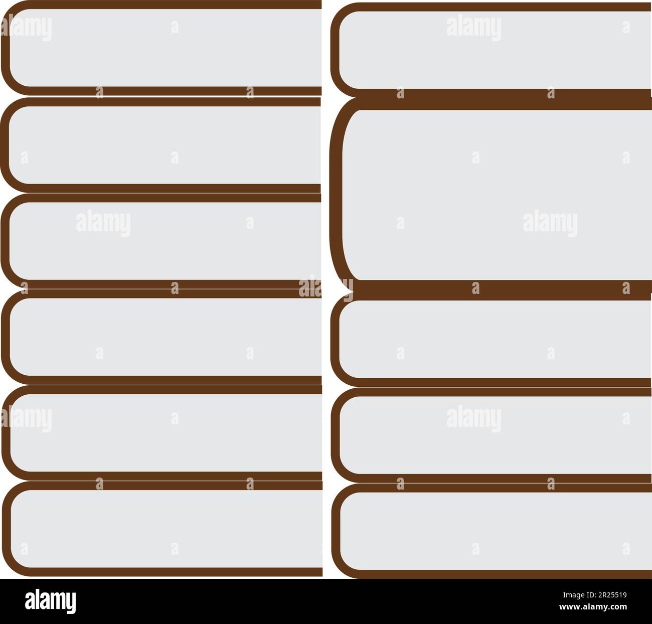 Stack of buttons Stock Vector Images - Alamy