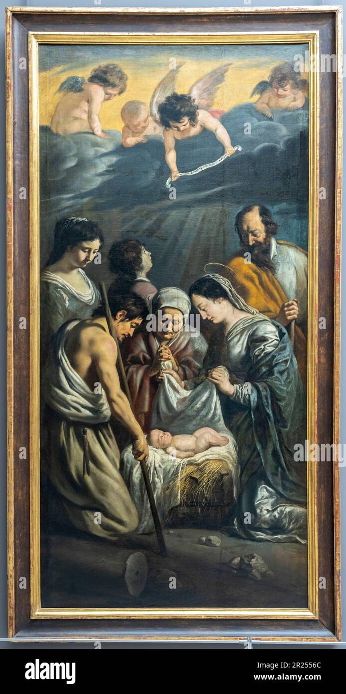 Paris, France - 05 13 2023: Louvre Museum. The Adoration of The ...