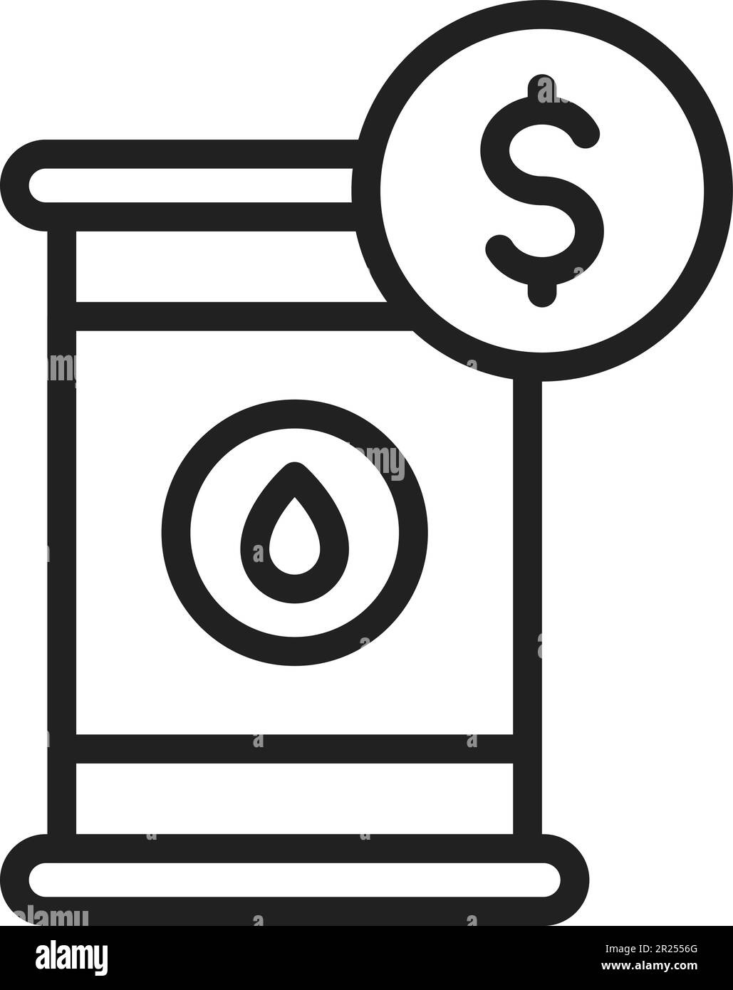 Oil Price Icon Vector Image Stock Vector Image Art Alamy