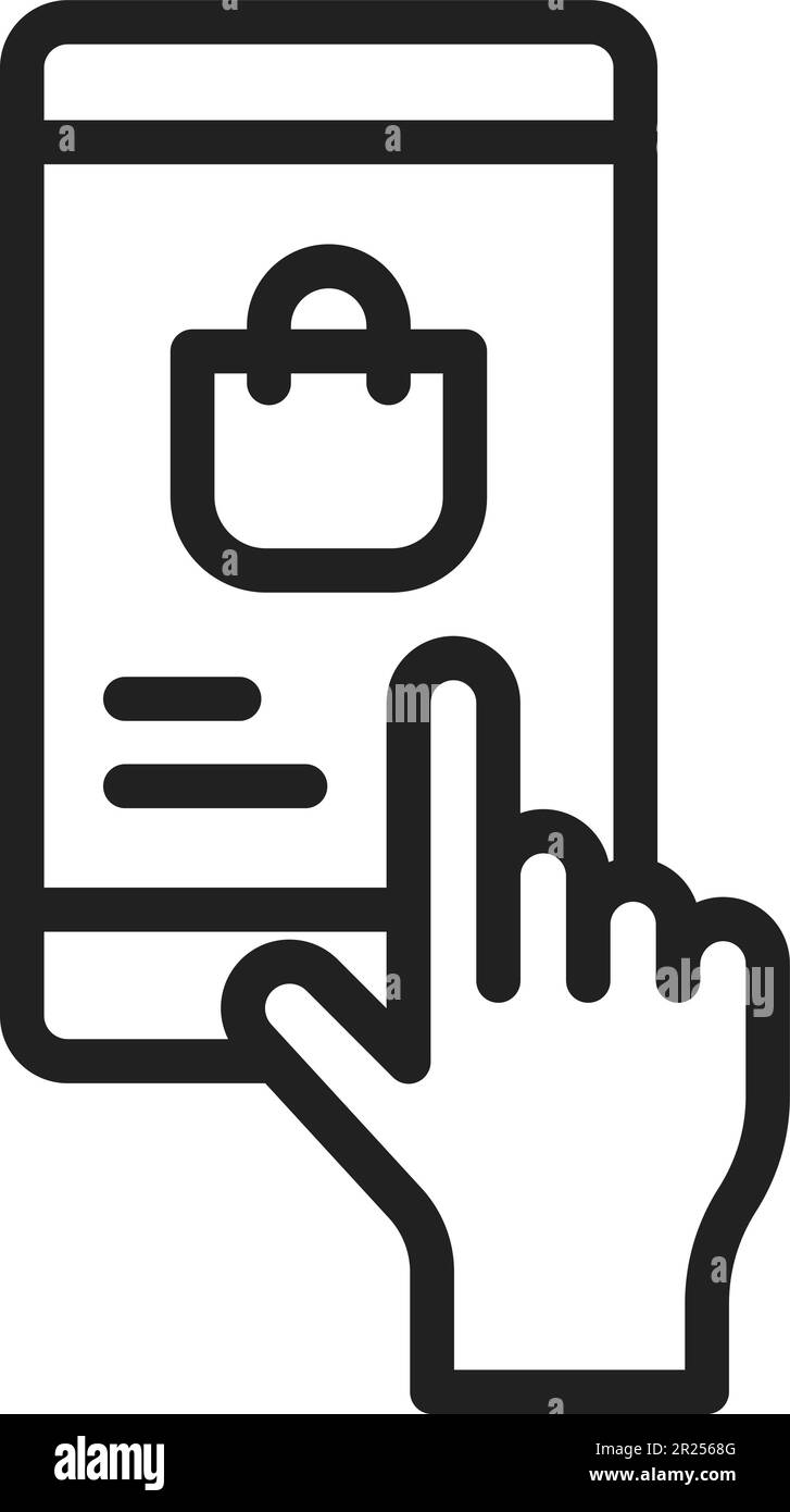 Online Order icon vector image Stock Vector Image & Art - Alamy