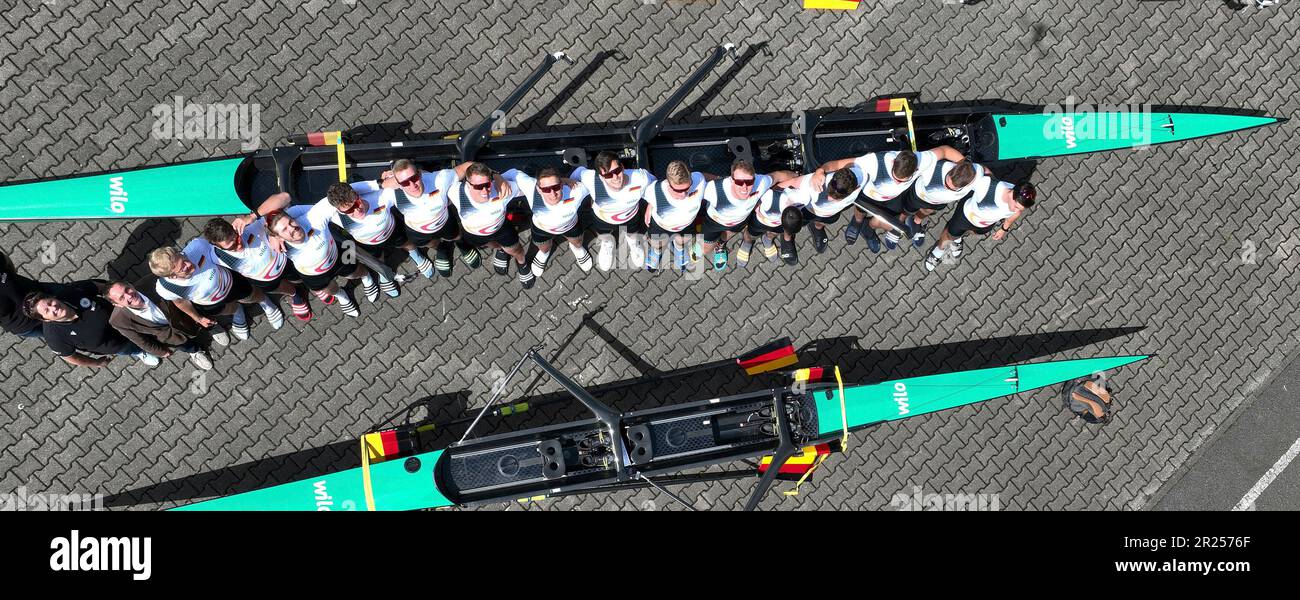 Dortmund, Deutschland. 17th May, 2023. firo: May 17th, 2023, rowing ...