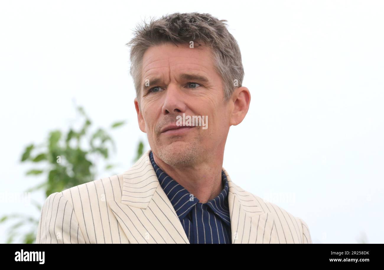 Cannes, France, 17th May, 2023. Actor Ethan Hawke at the photo call for ...