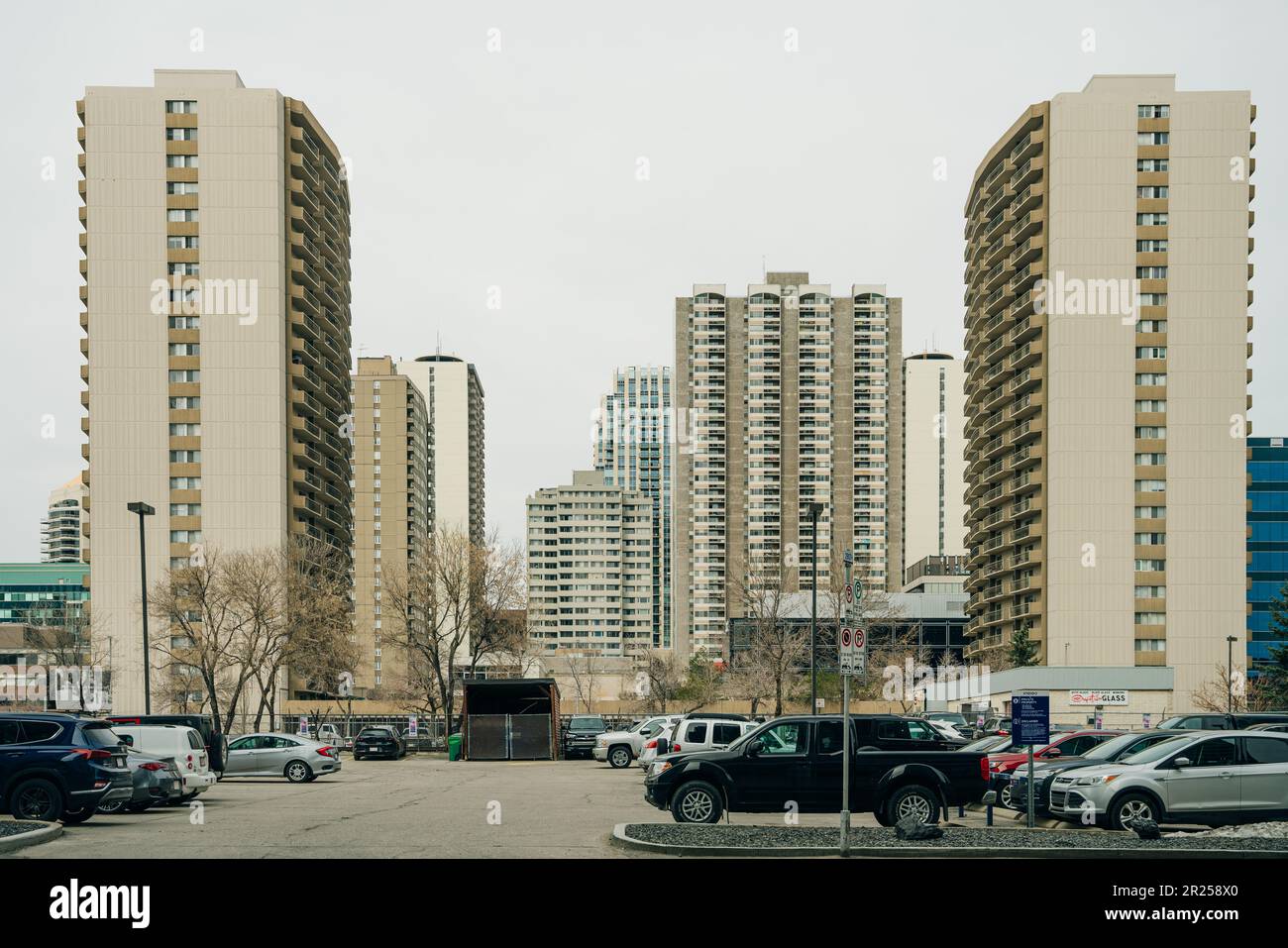 CALGARY, CANADA - may 2023 downtown Calgary business district. High ...