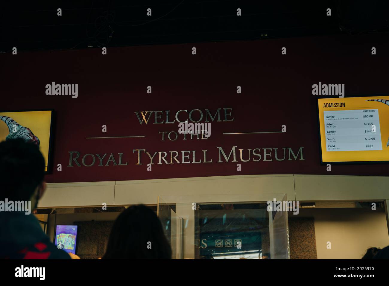 Royal tyrrell museum of palaeontology front entrance hi-res stock ...