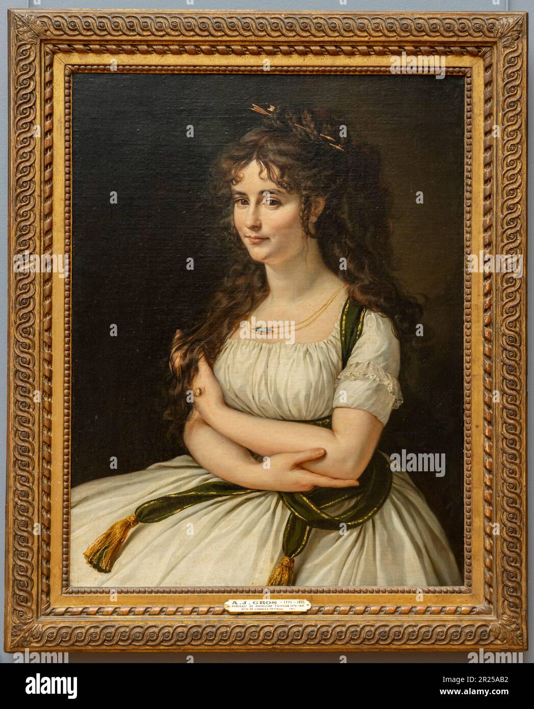 Paris, France - 05 13 2023: Louvre Museum. Portrait of Madame Pasteur ...