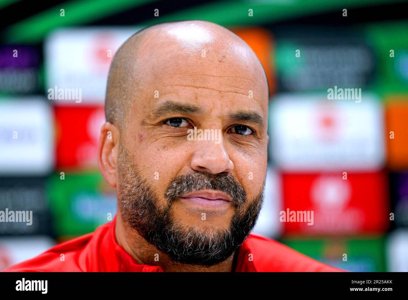 AZ Alkmaar manager Pascal Jansen during a press conference at the AFAS ...