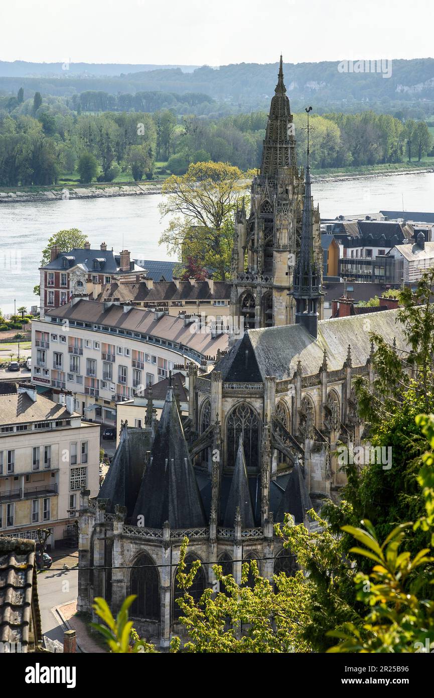Church of Caudebec in the Boucles de Seine || Eglise de Caudebec dans ...