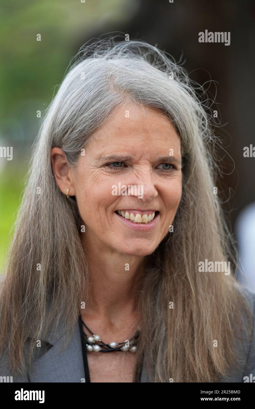 Miami-Dade County Chief Heat Officer Jane Gilbert speaks during an ...