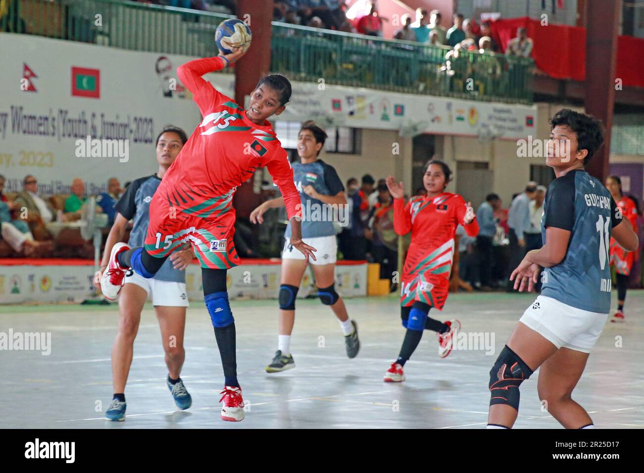 Bangabandhu IHF Challenge Trophy Women’s (Youth & Junior) 2023 final match between Bangladesh ...