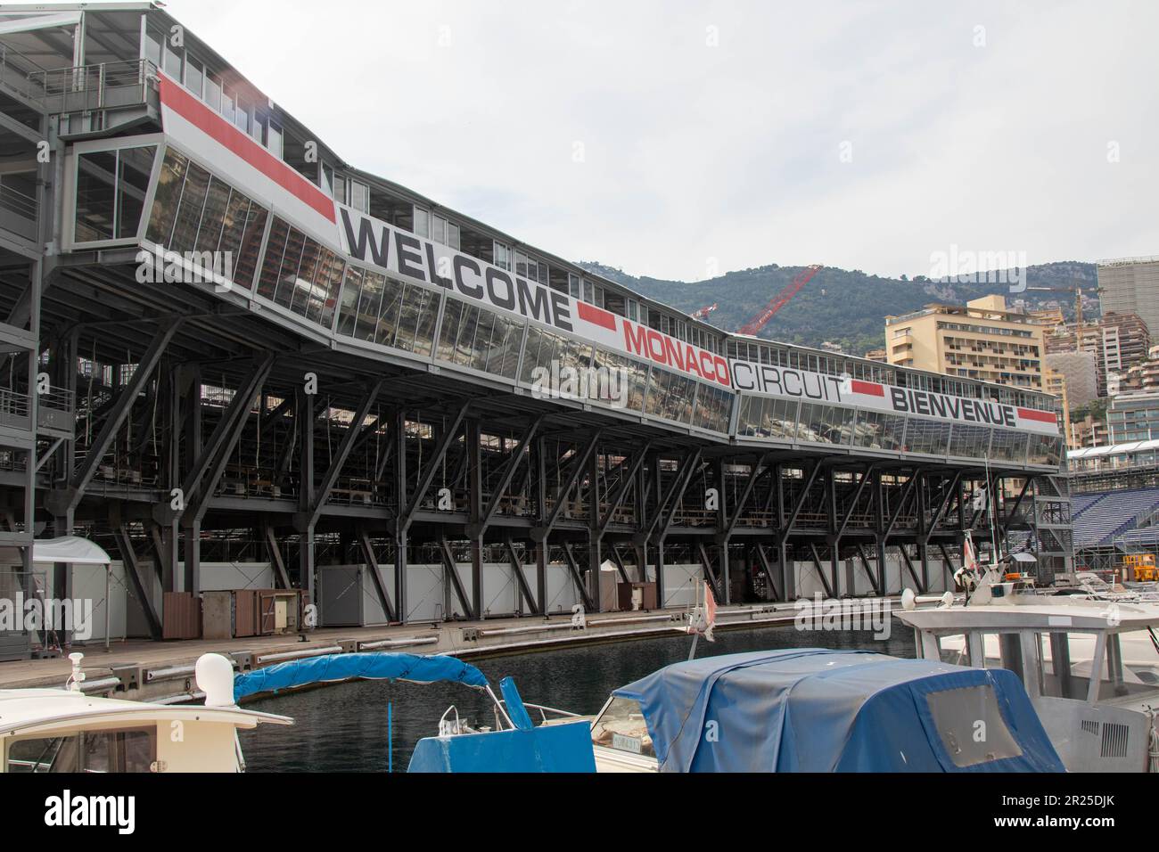 Monaco, Monaco April 22nd 2023:- Monaco Grand Prix Grandstands Stock ...